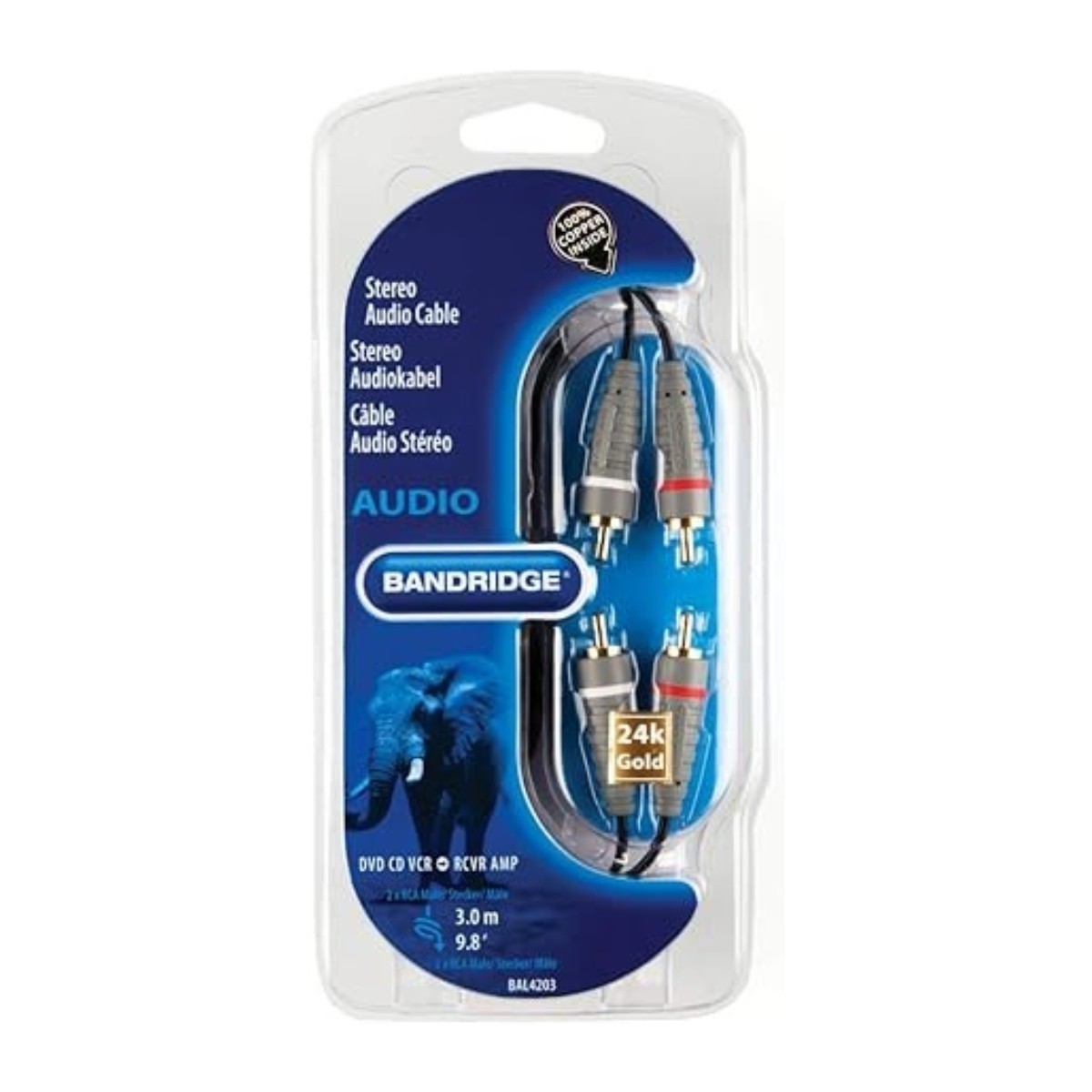 Bandridge Stereo Audio Cable 3 m | Ara Kablolar | Kablolar | Dükkan ...
